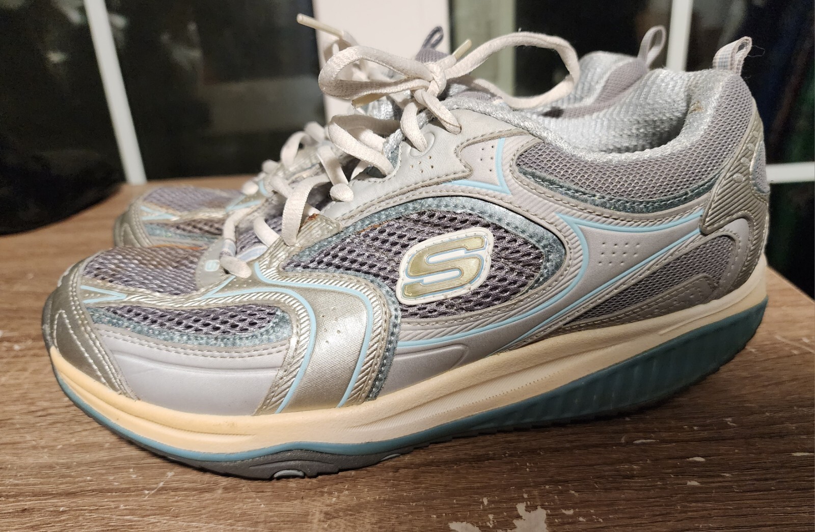 Skechers Shape-ups Platform Workout Sneakers Leg Shap… - Gem