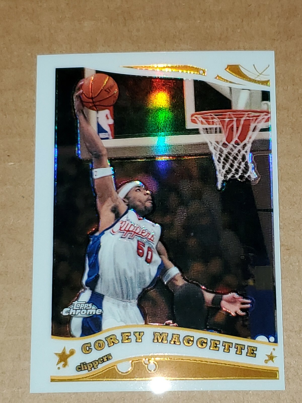 2005-06 Topps Chrome Basketball Refractor #74 Corey Maggette /999 Duke ...
