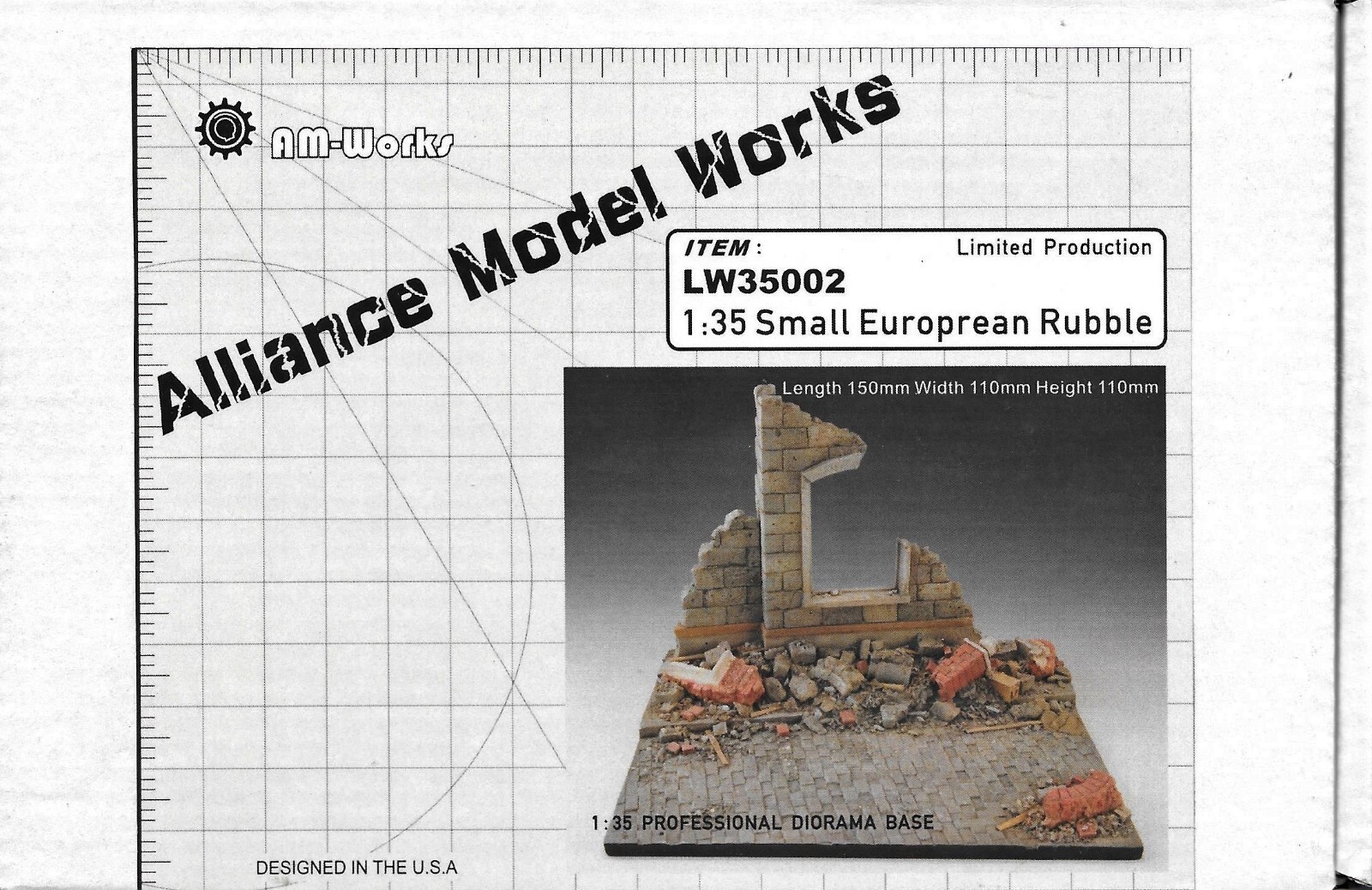 ALLIANCE MODEL WORKS 1/35 SMALL EUROPEAN RUBBLE BASE | eBay