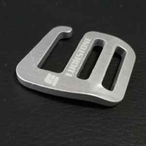 2x Metal G Hook Webbing Buckle 1 inch Lightweight Strong 55x40x4mm ...