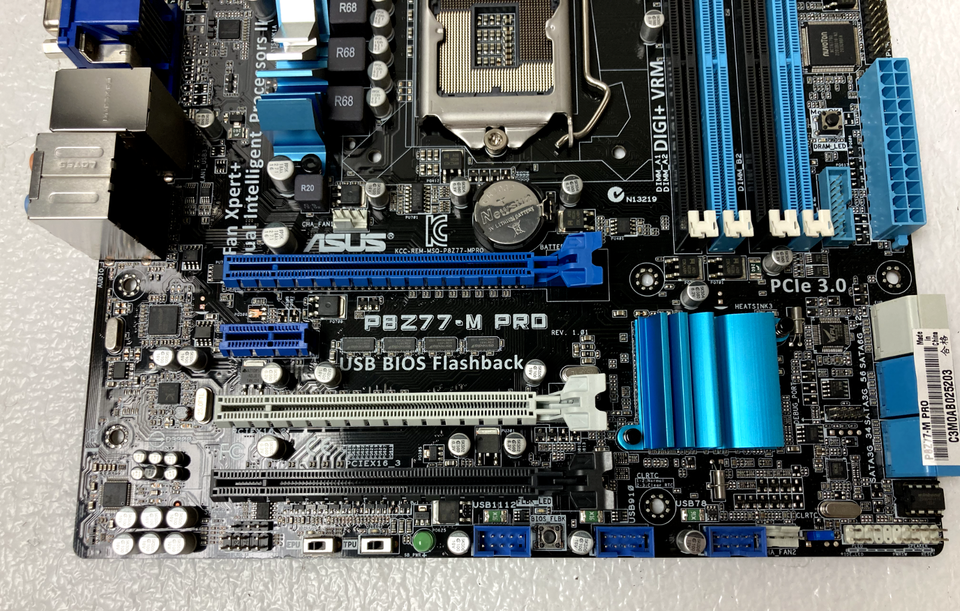 ASUS P8Z77-M PRO LGA 1155 Socket DDR3 Intel Z77 Motherboard No I/O ...