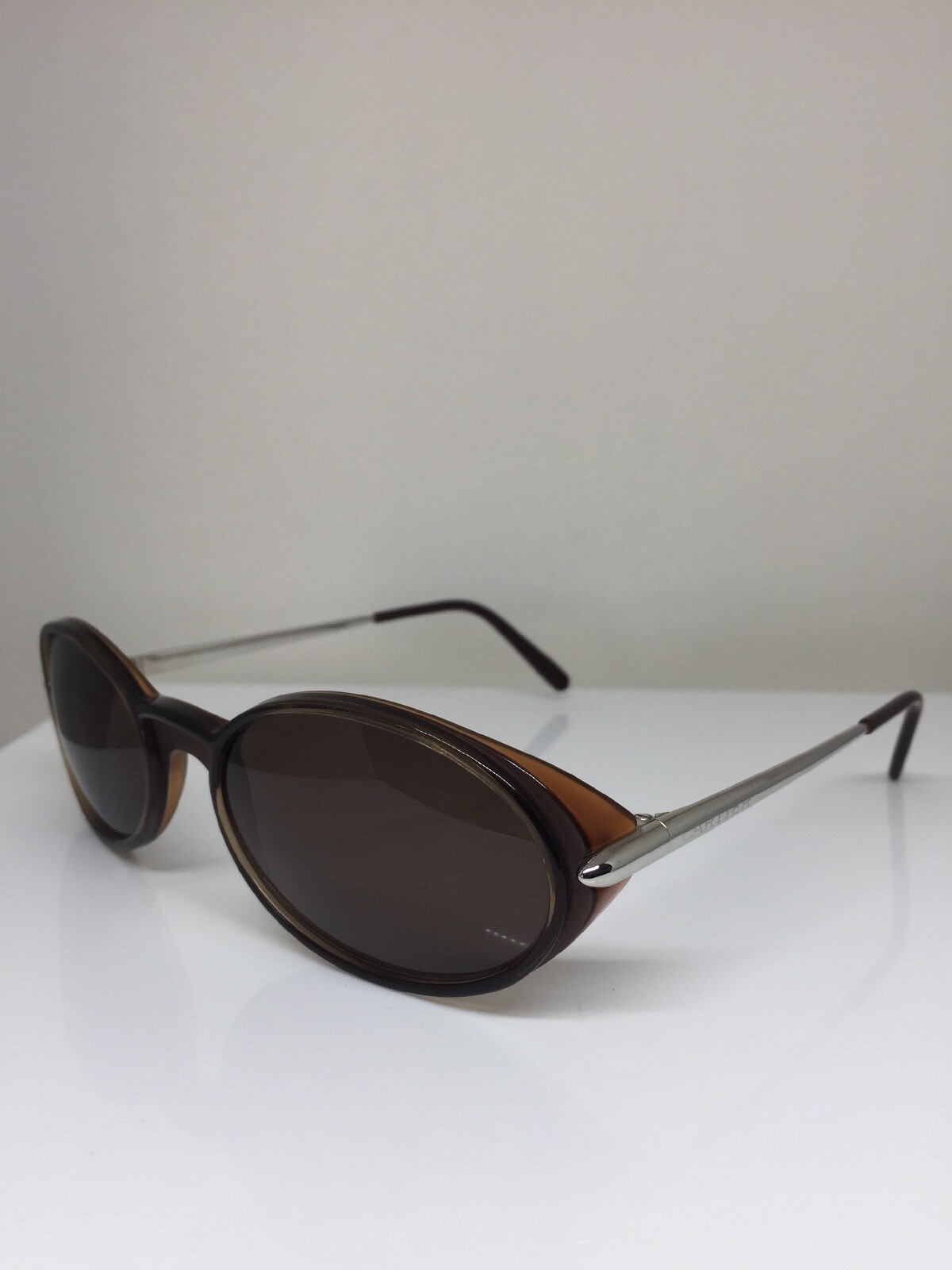 New Vintage Cartier Aspen Must de Cartier Sunglasses C. Shiny Brown ...