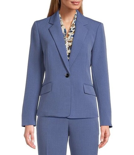 NEW KASPER BLUE CAREER JACKET BLAZER SIZE 16 $119 | eBay