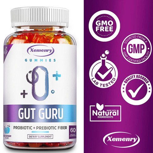 Gut Guru Gummies - Support Gut Health, Relieve Gas, Bloating and ...