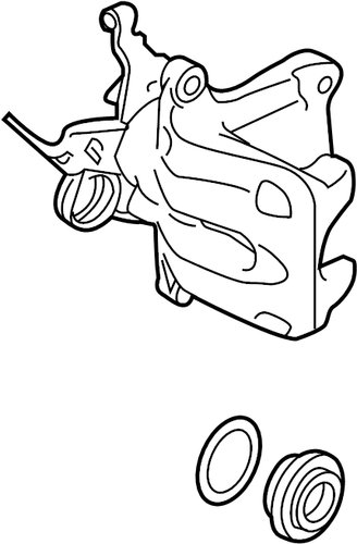 VW/Audi/Porsche 5K0615423A Disc Brake Caliper. Disc | eBay