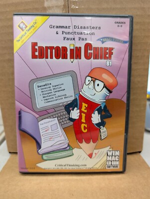 editor in chief grades 6-8 grammar disasters & punctuation DVD NEW ...