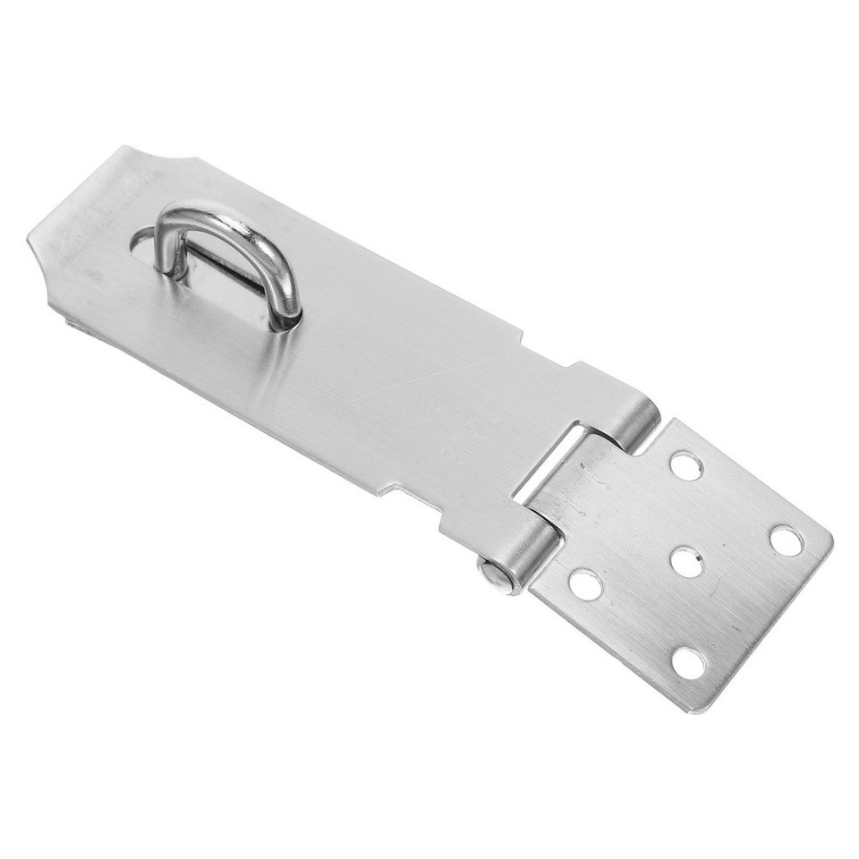 1 Set Stainless Steel Lock Hasp - Door Latch with Padlock Hook Heavy ...