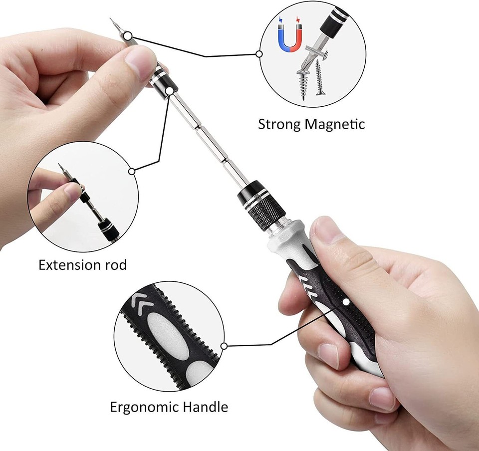 138 in 1 Magnetic Precision Screwdriver Set Computer Phone Watch Repair ...