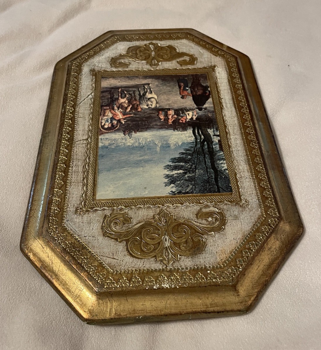 Pair of Vintage Italian Florentine Wall Plaques Gold Gilt Art 18”x12 ...