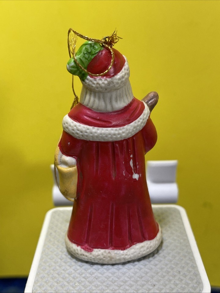 OLD WORLD Ceramic Bisque Santa Claus St. Nick Father Christmas | eBay