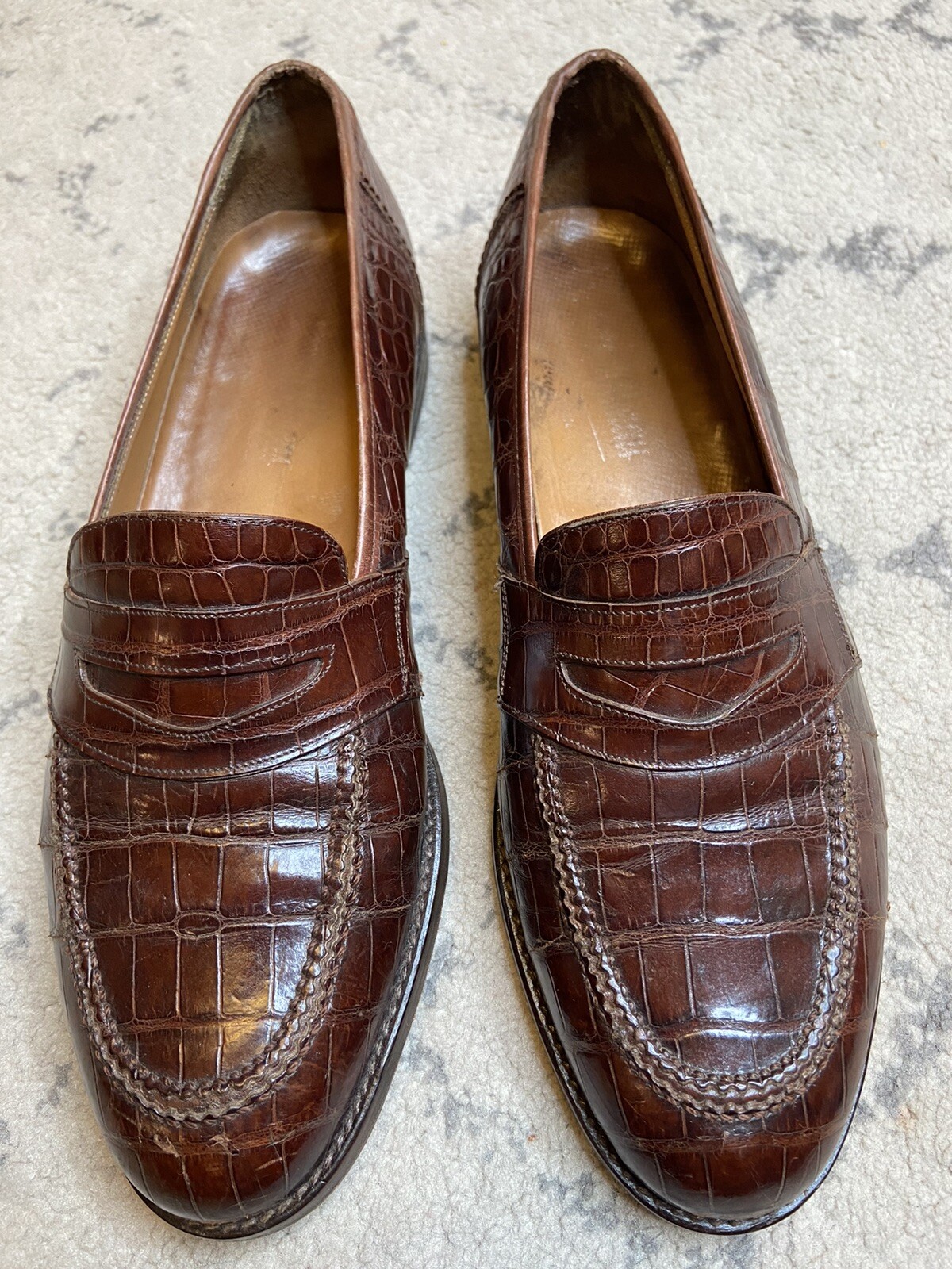 Berluti Andy Démesure Alligator Leather Loafer Mens S… - Gem