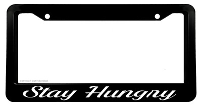 Stay Hungry JDM Racing Drifting License Plate Frame | eBay