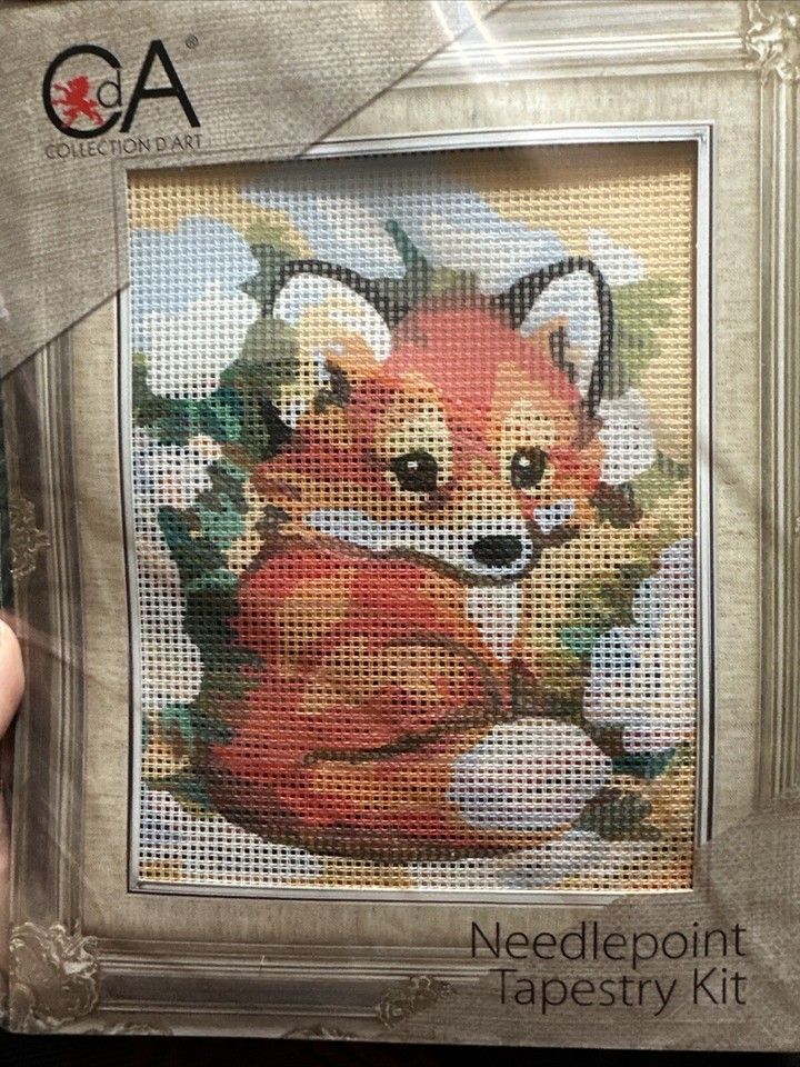 Collection D Art Printed needlepoint tapestry kits With Floss 20x25 Cm ...