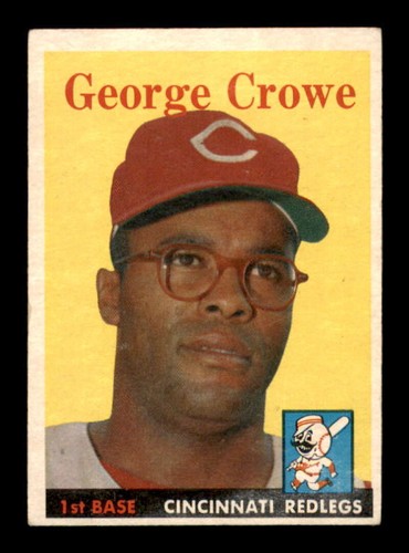 1958 Topps #12 George Crowe VG/VGEX Reds UER 553861 | eBay