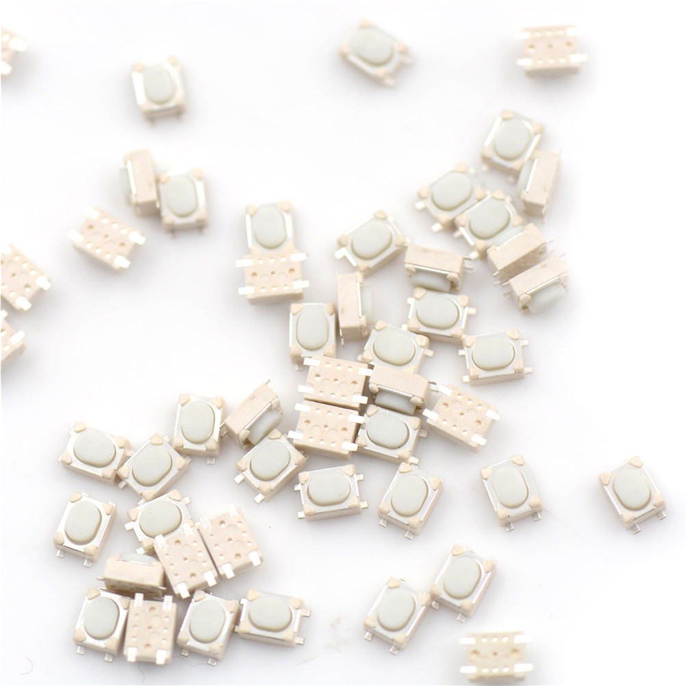 50pcs 3*4*2.5mm Tactile Push Button Switch Tact Switch Micro Switch 4 ...