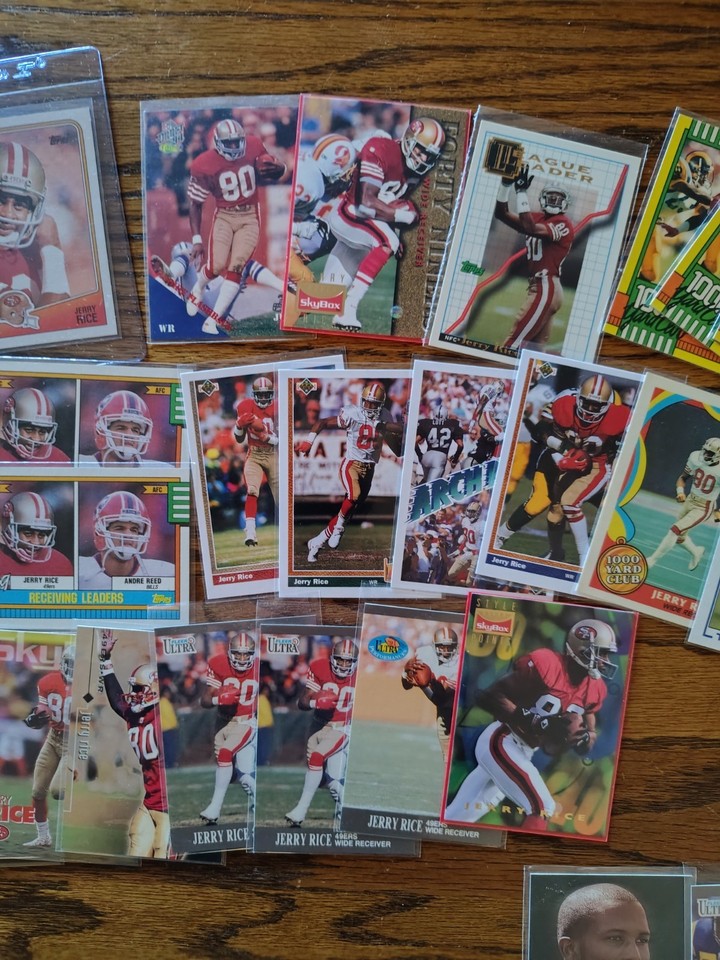 Jerry Rice Joe Montana Lot Champ Bailey Thurman Thomas | eBay