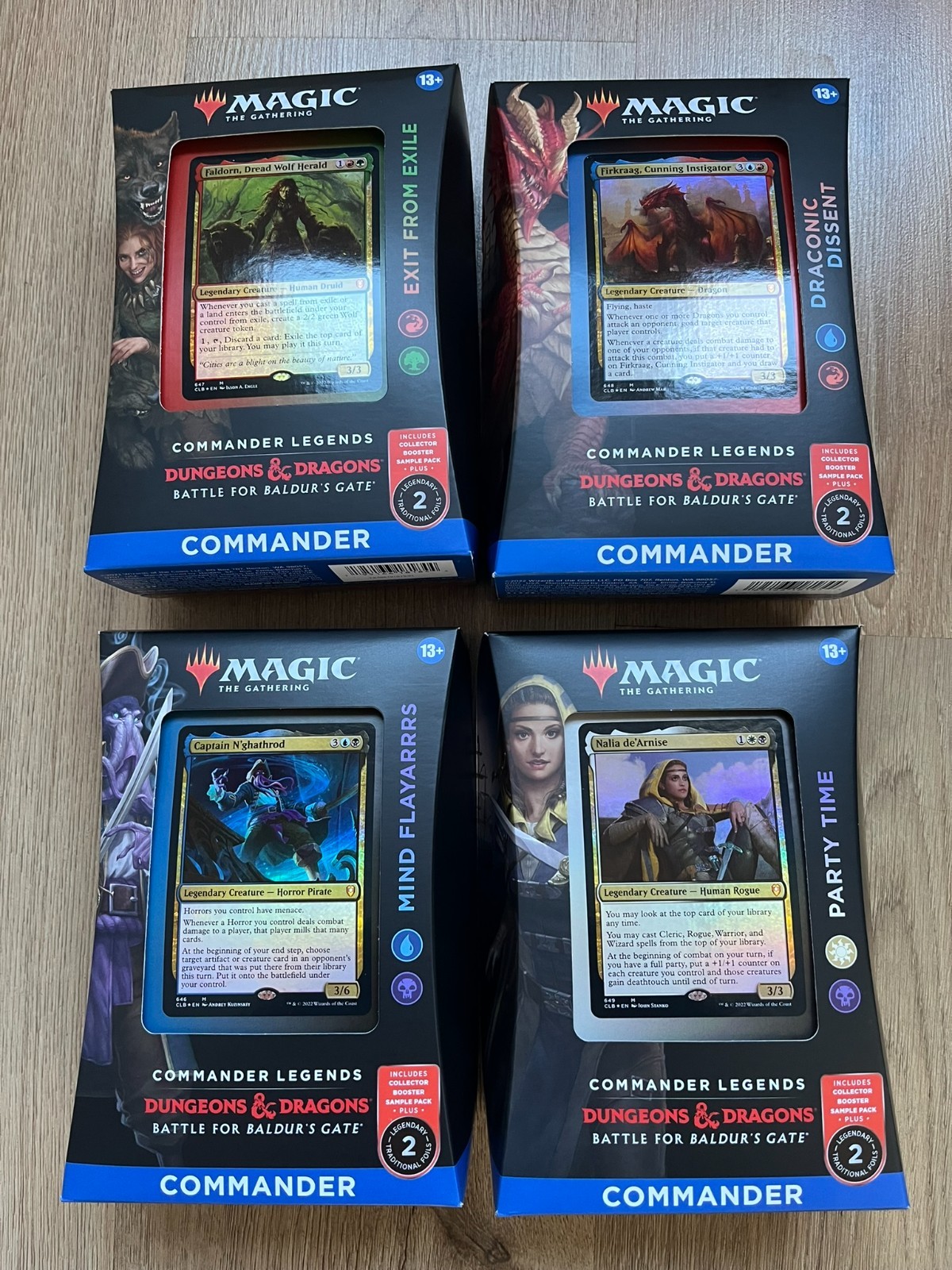 MTG - Commander Legends - Battle for Baldur´s Gate Commander Set - ALL ...