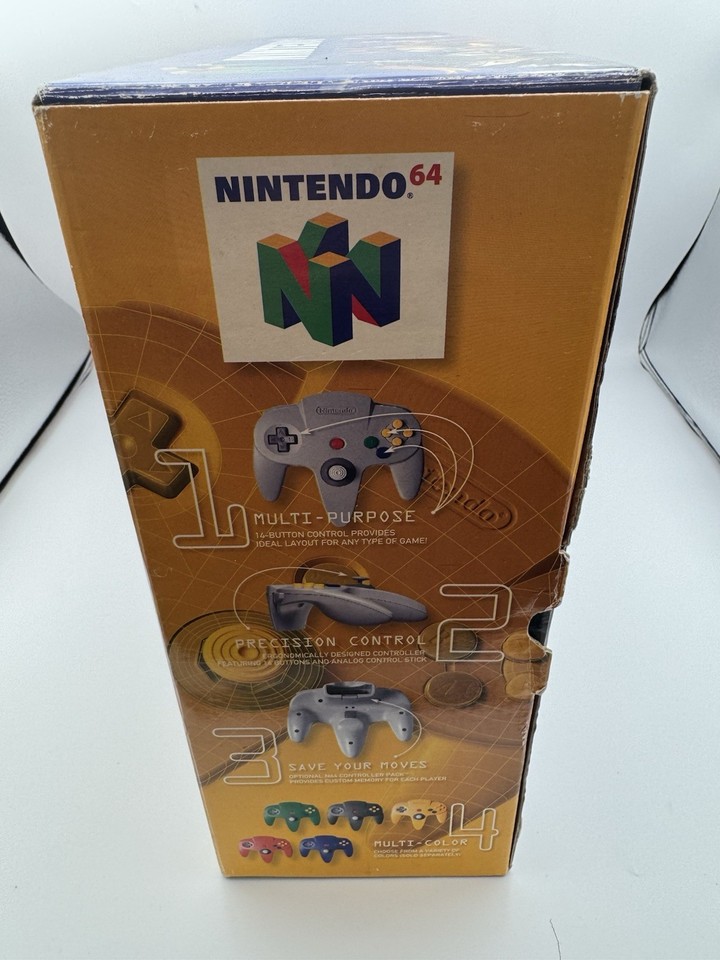 Nintendo 64 N64 Original System Console *BOX ONLY* No Foam Insert, No ...