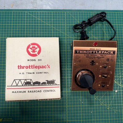 MRC #501 Throttle Pack DC Power Pack HO or N Scale TESTED WORKS w/Pulse ...