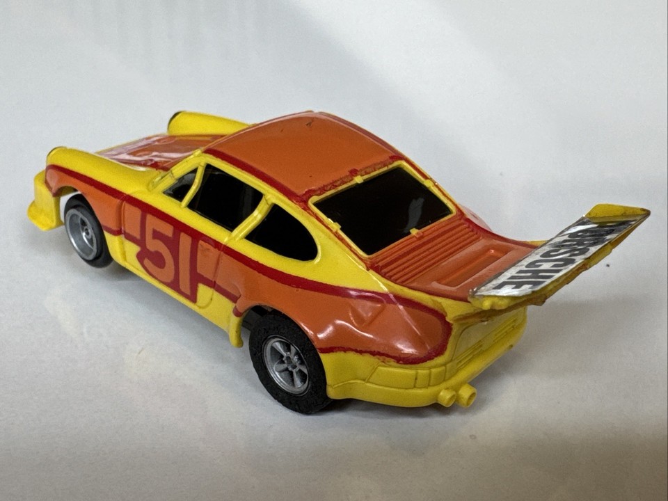 Aurora /AFX Porsche 934 TURBO HO Slot Car YELLOW/ORANGE/RED #51 | eBay