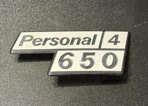 Fiat Personal 4 650 Metal Car Badge Emblem 115x50mm Classic | eBay UK