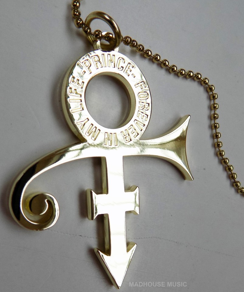 PRINCE Gold Symbol Chain - Forever In My Life - Necklace - Pendant ...