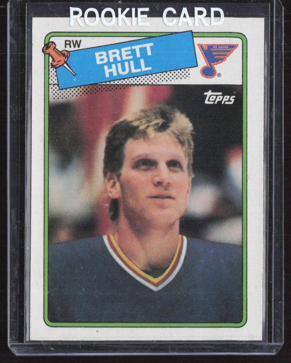 1988-89 Topps Hockey #66 Brett Hull Rookie Blues HOF | eBay