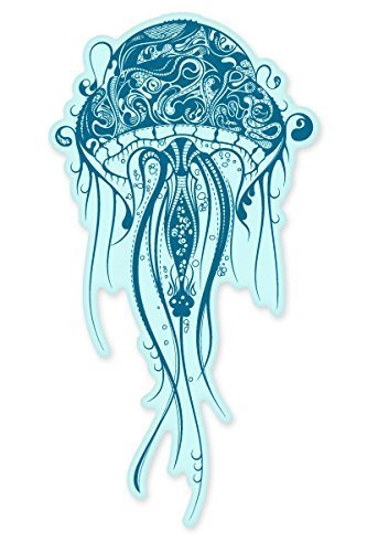 Jellyfish Fancy Design Car Vinyl Sticker - SELECT SIZE | eBay