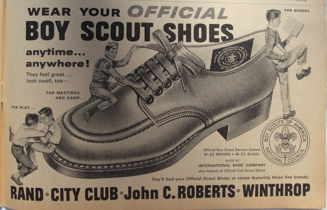 1962 Vintage Official Boy Scout Shoes Print Ad | eBay