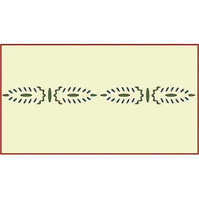 COLONIAL BORDER STENCIL - CRAFT AND WALL STENCILS- The Artful Stencil ...
