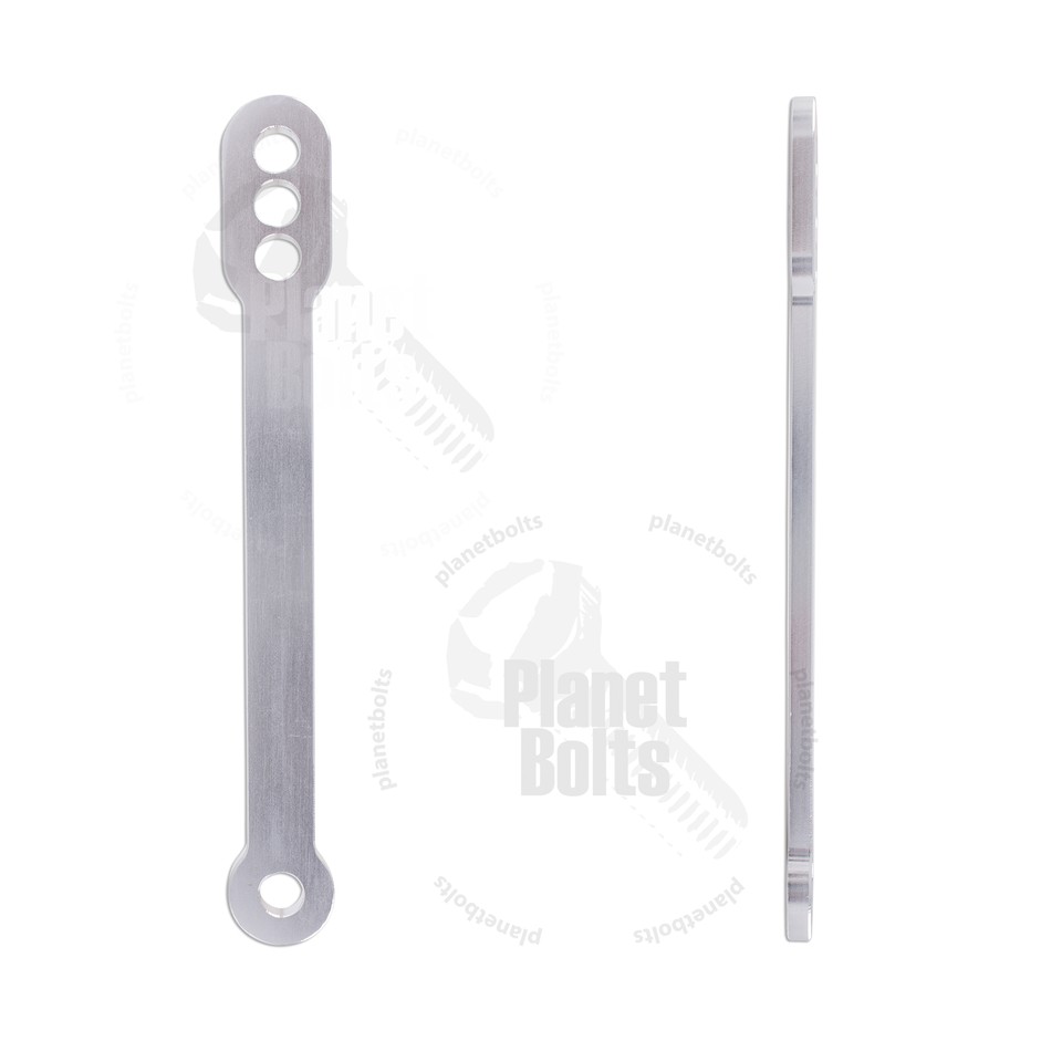 Silver Lowering Link 3-5" For Kawasaki Ninja ZX 6R Plate Drop Low Rider ...