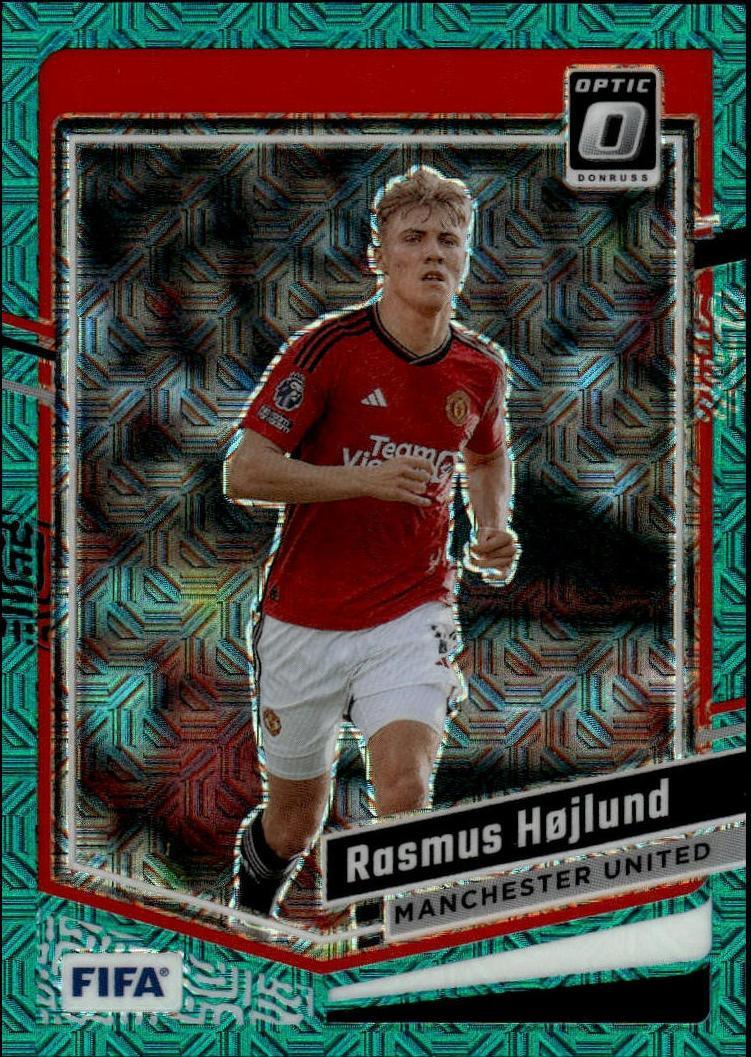 2023-24 Panini Donruss Fifa - Rasmus Hojlund #94 Blue /49 for sale ...