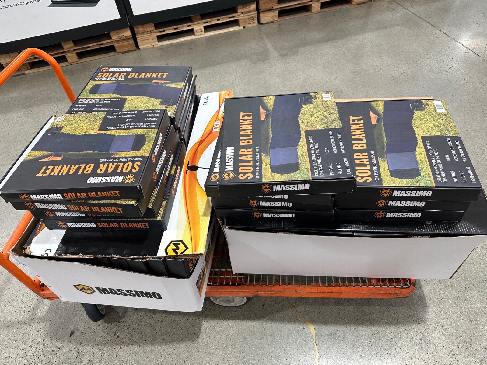 NEW 100W Portable Foldable Solar Panel Blanket Massimo Camping + Home ...