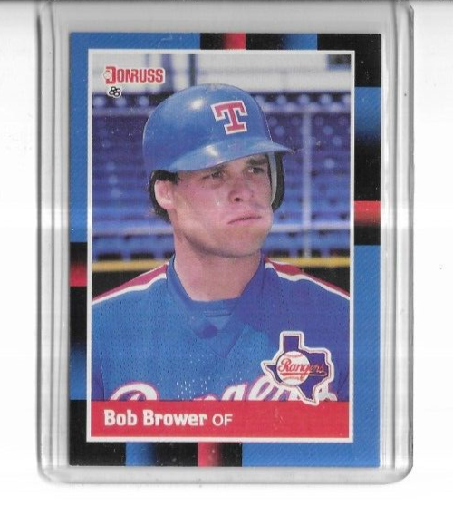 1988 Donruss #346 Bob Brower Texas Rangers | eBay