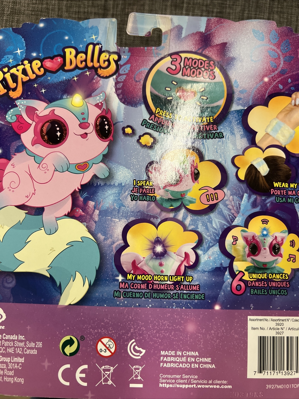 Interactive Esme WowWee Pixie Belles Enchanted Animal Gift Toy - 3 Modes 1924 for sale online | eBay