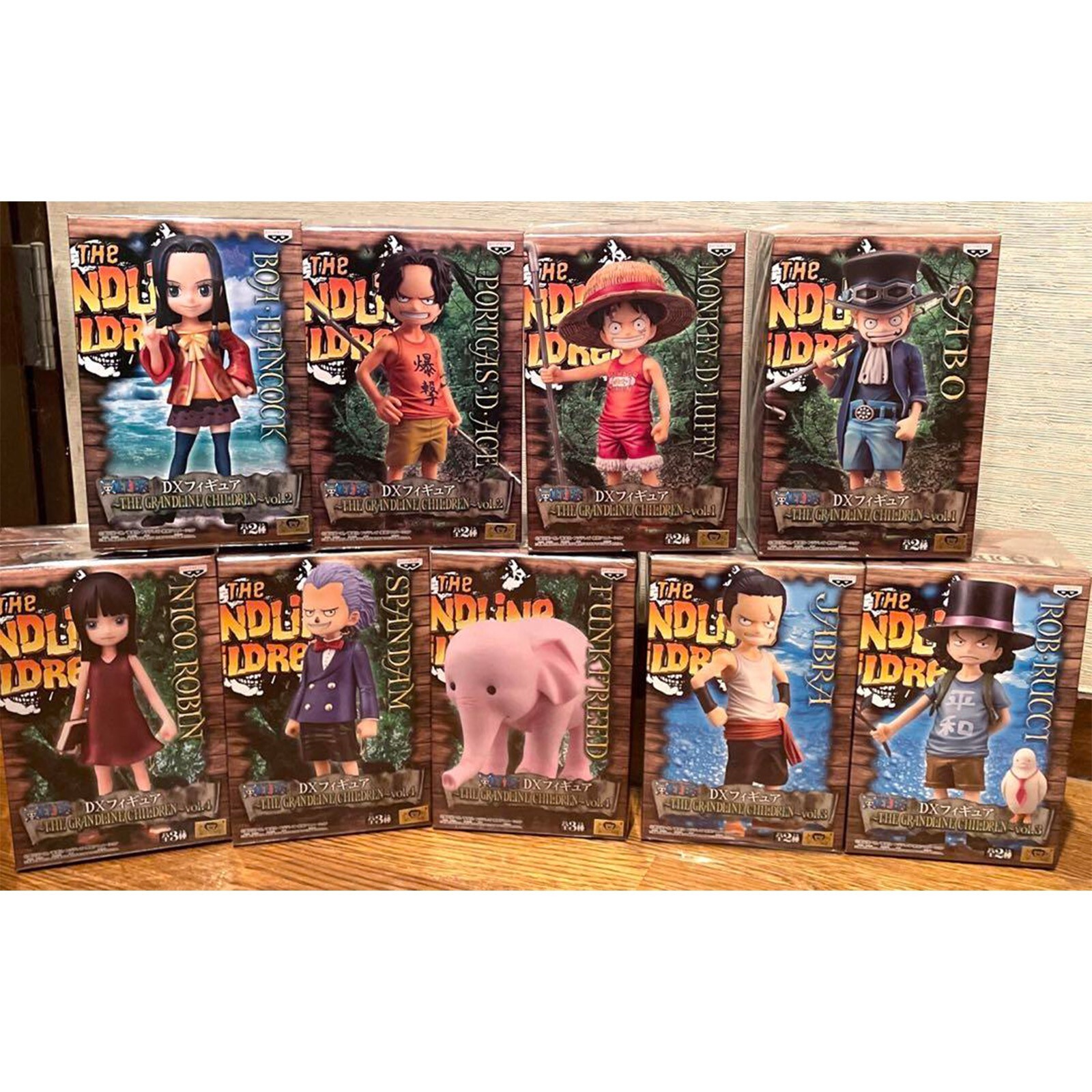 BANPRESTO ONE PIECE DX Figure THE GRANDLINE CHILDREN Luffy Ace Sabo ...