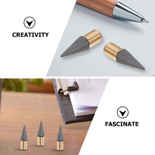 25 Pcs Pencil Head Eternal Replacement Tip Inkless Tips Graphite ...