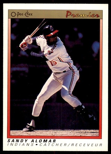 1991 O-Pee-Chee Premier Sandy Alomar Jr. Baseball Cards. #2 | eBay