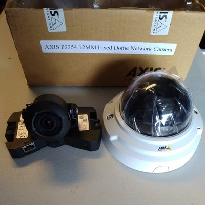 AXIS P3354 12mm Dome White Security Safety Surveillance CAMERA | eBay