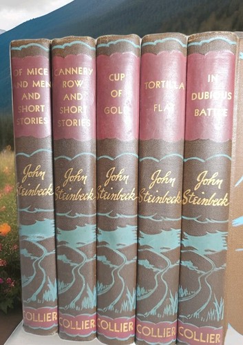 Lot of 5 John Steinbeck Works HC Collier Edition C 1929 - 1945 Five ...