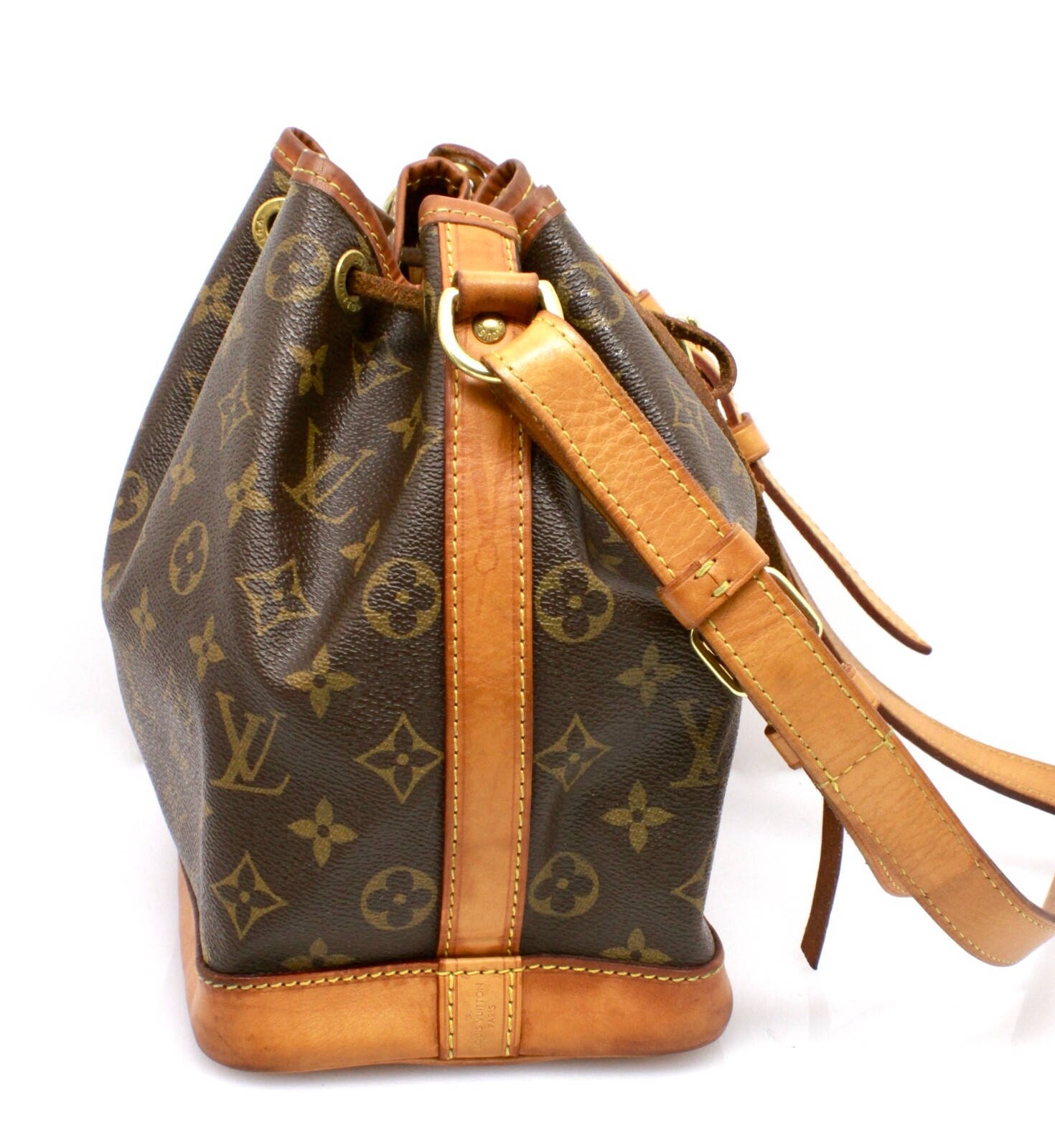 Louis Vuitton Noe Drawstring Shoulder Bag Monogram Leather BN | eBay