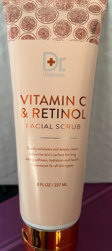 DR WELLNESS VITAMIN C&RETINOL FACIAL SCRUB FOR GENTLE ALL SKIN TYPES ...