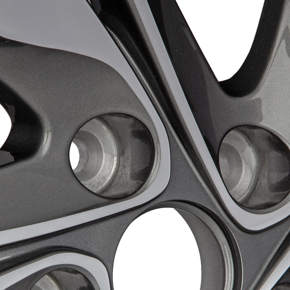 New 17x7 Machined Charcoal Alloy Rim for 2014 2015 2016 Hyundai Elantra ...