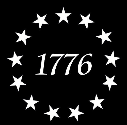 Betsy Ross 1776 13 Star Flag Union Single Use Stencil Flag Adhesive ...