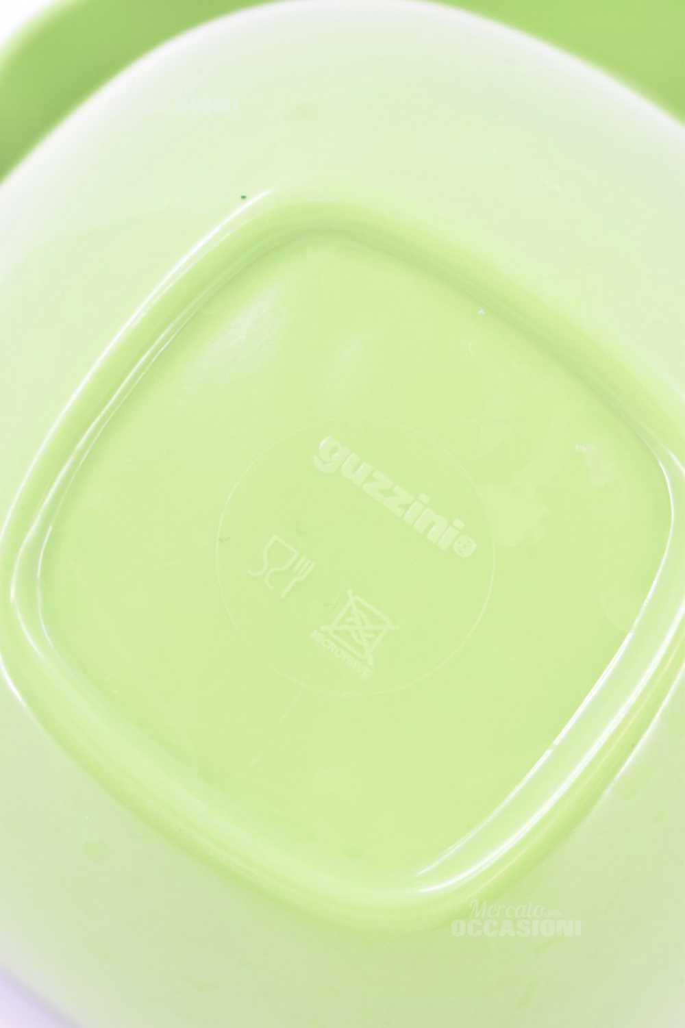 Pair Bowls Square Guzzini Green Plastic 15cm Diameter | eBay
