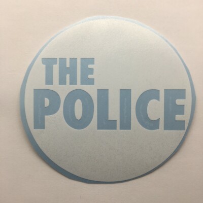 The Police Band Logo Die Cut Vinyl Sticker Classic Hard Rock and Roll ...