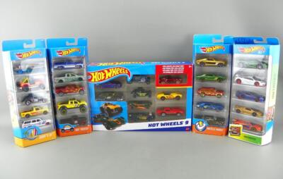 Hot Wheels 9 HW Exotics Muscle Mania Hot Trucks Surf's Up Car 5 Pack ...