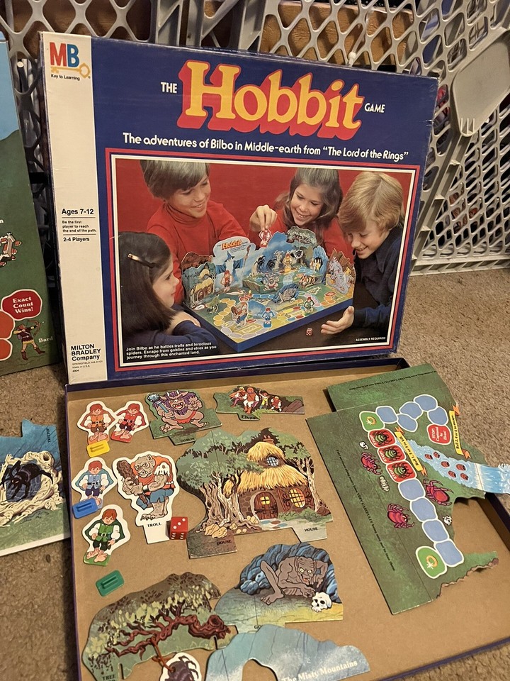 RARE Vintage -The Hobbit Game 1978 - Milton Bradley MB Board Game NOT ...