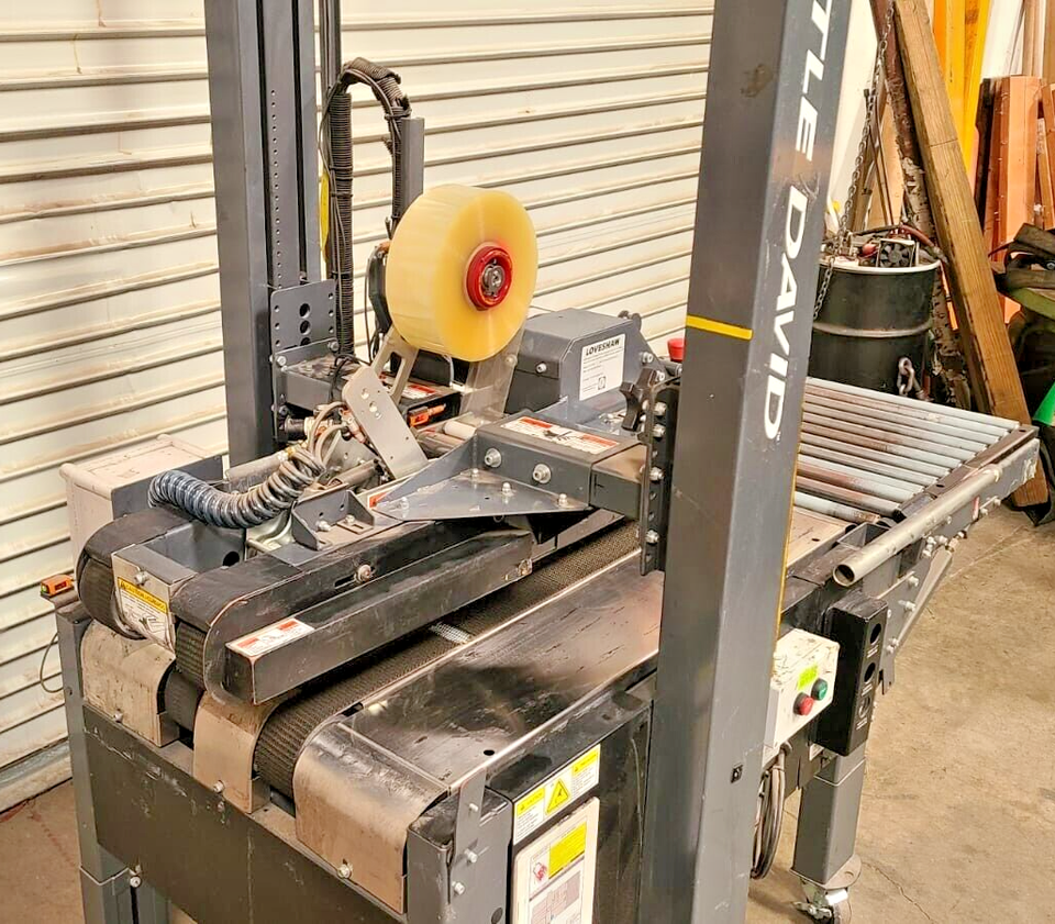 Little David LDX-RTB Semi-Automatic Random Case Sealer Loveshaw 3" Tape ...