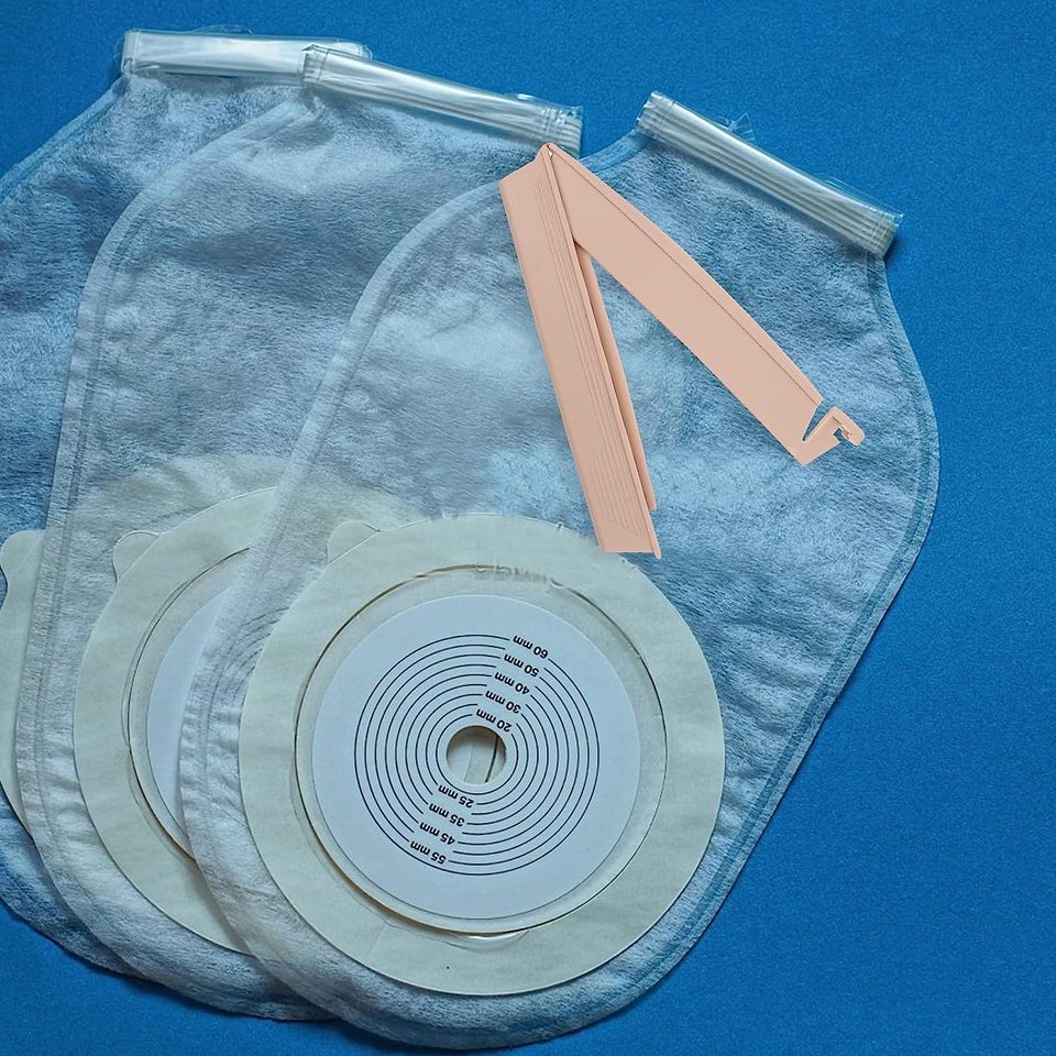 6Pcs Drainable Pouch Clamp Set Colostomy Bags Supplies Clip Ostomy ...